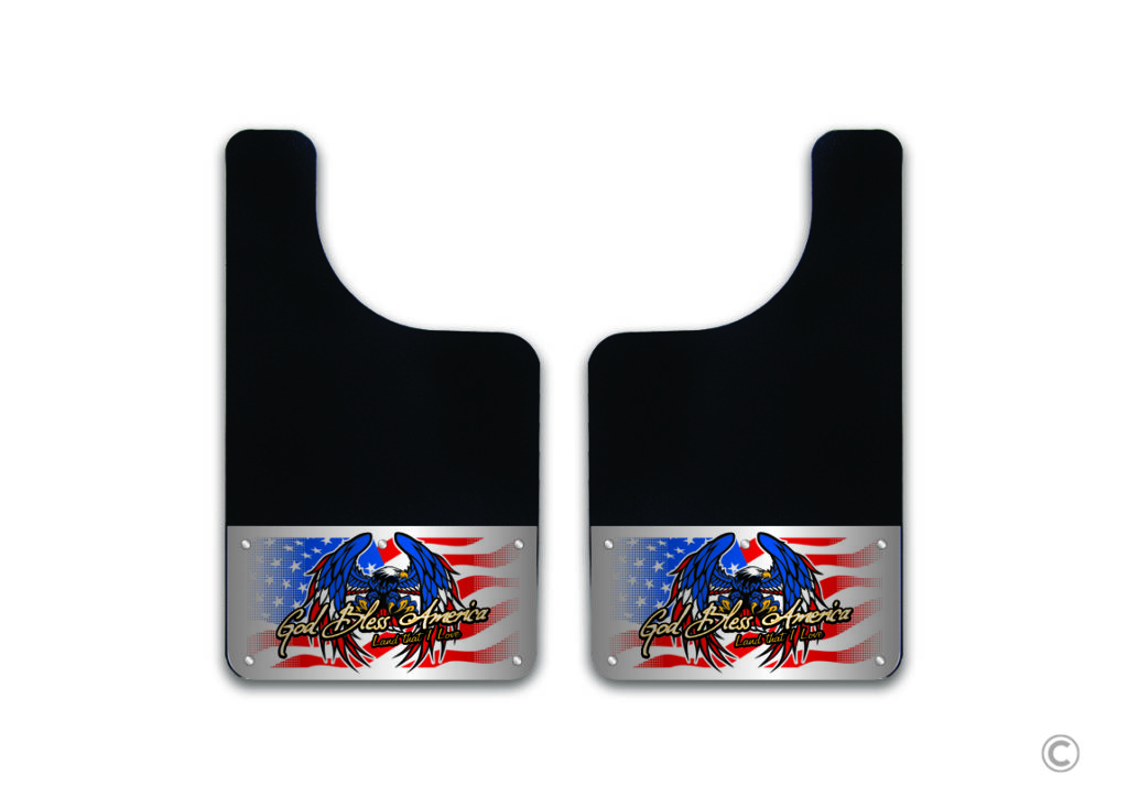 Universal Single Wheel Mud Flaps (R-MB-4020 NG) - Giant Gear USA